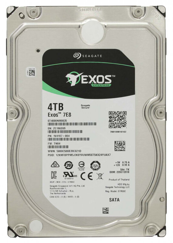 Жесткий диск Seagate ST4000NM0035 4Tb SATA 3.5" HDD