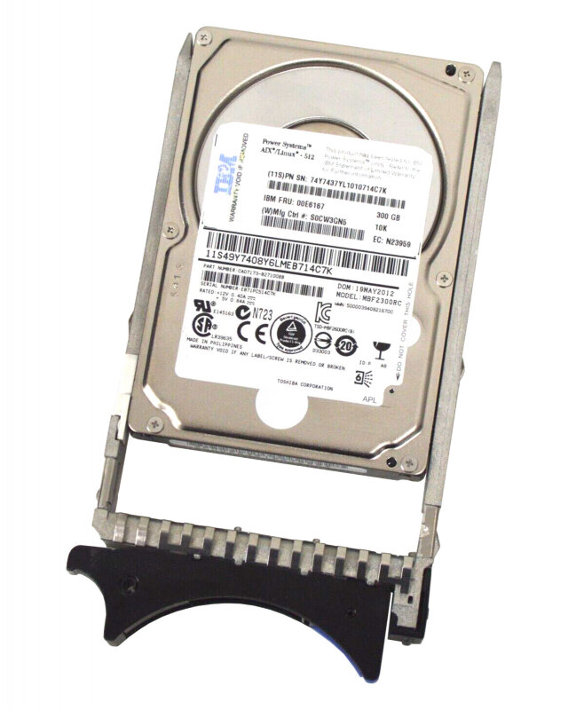 Жесткий диск IBM 49Y7408 300Gb SAS 2,5" HDD