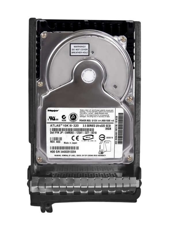 Жесткий диск Dell 36Gb 10000 U320SCSI 3.5" HDD 04M060