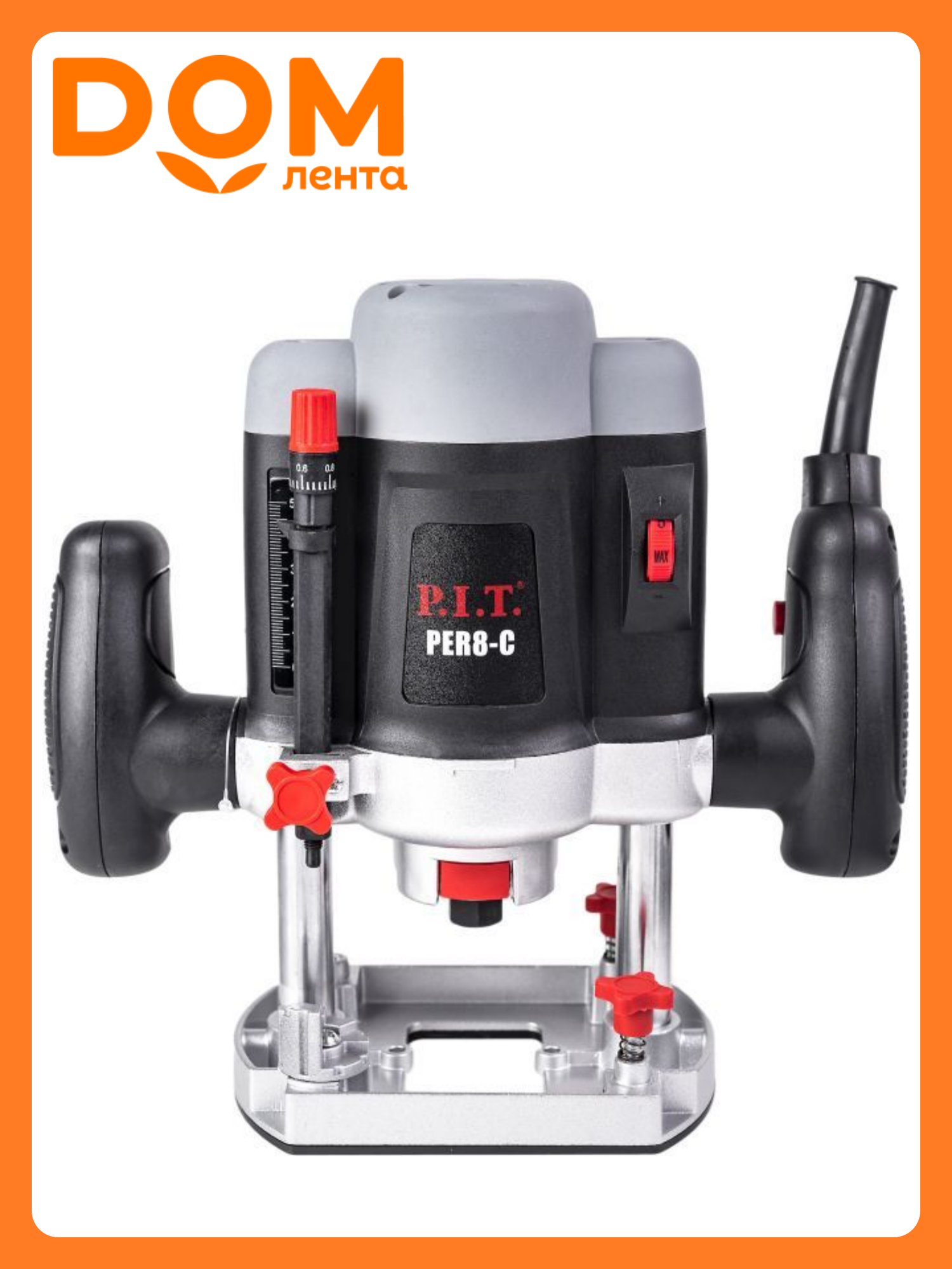Фрезер P.I.T. PER8-C, вертикальный, 1400Вт, с параллельным упором, для дерева