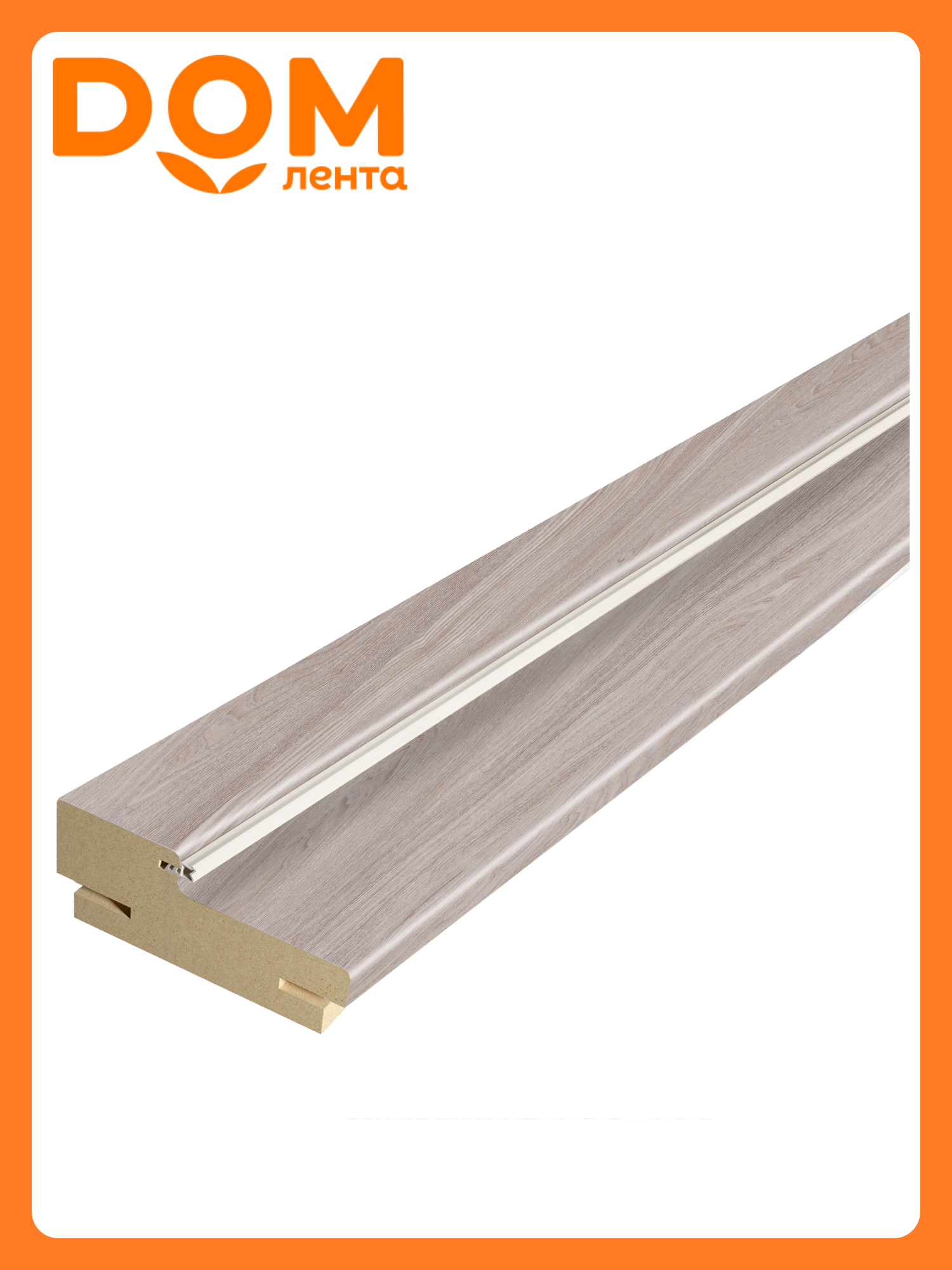 Коробка дверная , телескопическая, дуб анкор нордик, 2100х74х30 мм