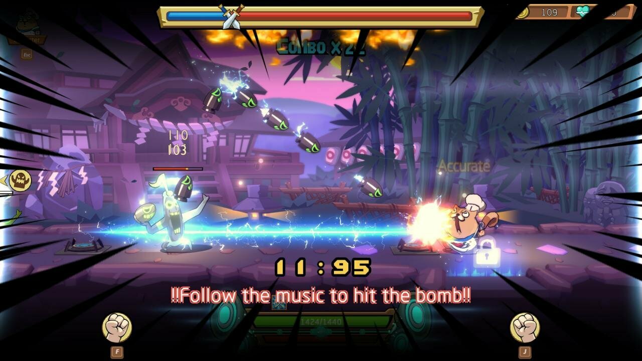 Rhythm Fighter PC Steam Ключ • Активация Steam • для России • цифровой ключ