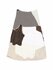 Юбка MOSCHINO Patchwork midi skirt, размер 42, разноцветный
