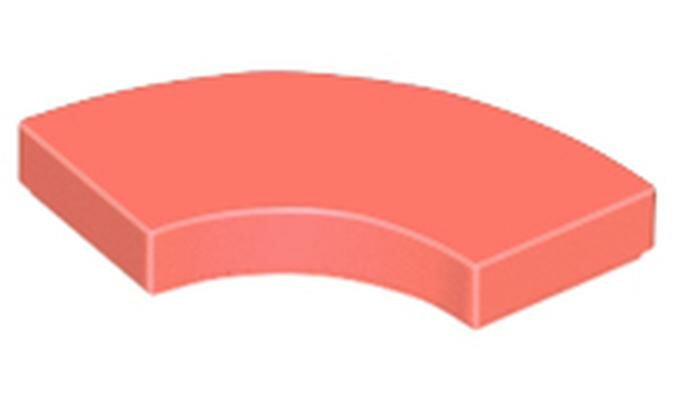 Деталь Lego 27925 Tile, Round Corner 2 x 2 Macaroni