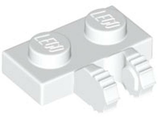 Деталь Lego 60471 Hinge Plate 1 x 2 Locking with 2 Fingers on Side and 9 Teeth