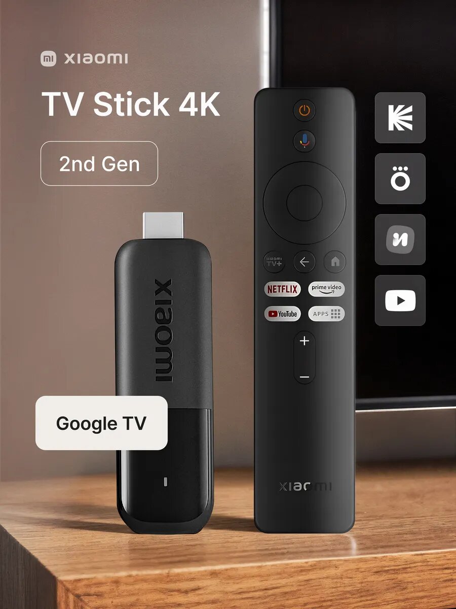 Смарт ТВ приставка TV Stick 4K UHD (2nd Gen) 2025