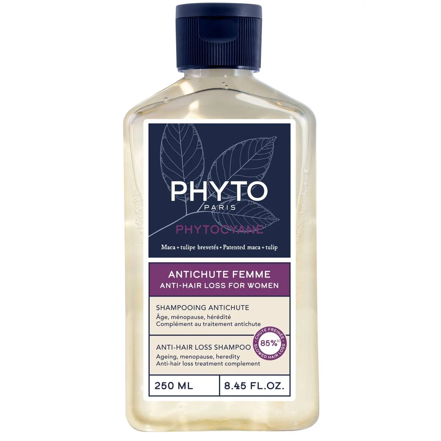 PHYTO Фито Шампунь против выпадения волос для женщин, 250 мл (Phyto, Phytocyane)