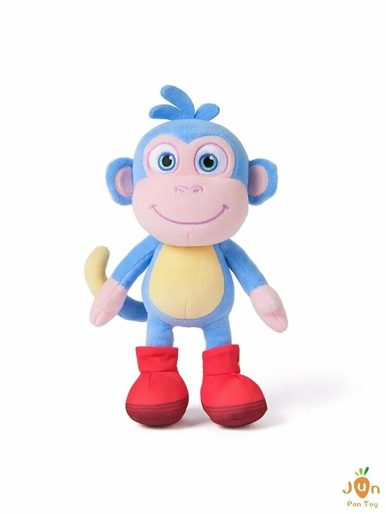 Даша-путешественница, Dora the Explorer Boots Plush Doll / 20-сантиметровая плюшевая игрушечная обезьянка, подходит для подарков на день рождения мальчикам и девочкам в возрасте от 3 лет и старше