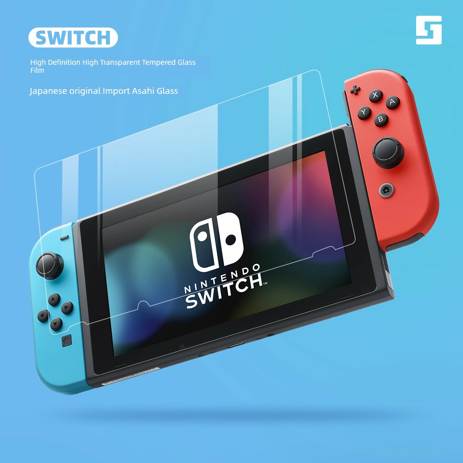 Защитная пленка из закаленного стекла для Nintendo Switch NS, прозрачная, 1 шт. подходит для OLED и Switch Lite