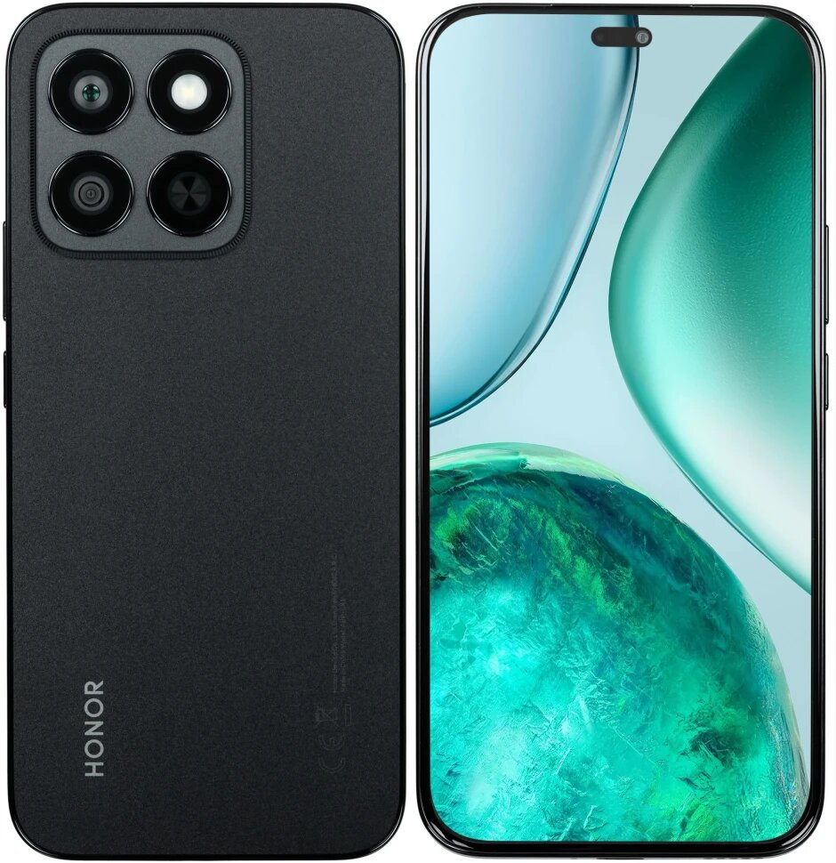 6.7" Смартфон HONOR X8c 8/128 ГБ, 2412x1080, AMOLED, 120 Гц, 5000 мА*ч, черный