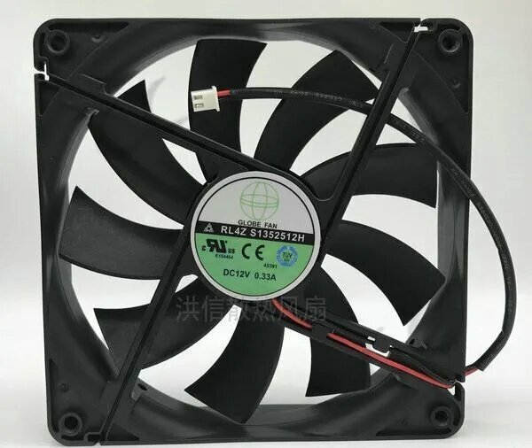 135x135x25MM Новый вентилятор охлаждения блока питания S1352512H DC12V 0.45A 2 провод для GLOBE Fan RL4Zc