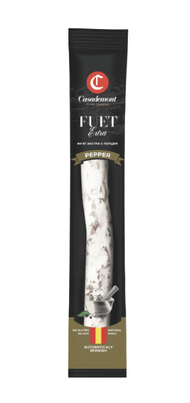 Гастрономия Деликатесофф Колбаса Фуэт Экстра с перцем110 гр