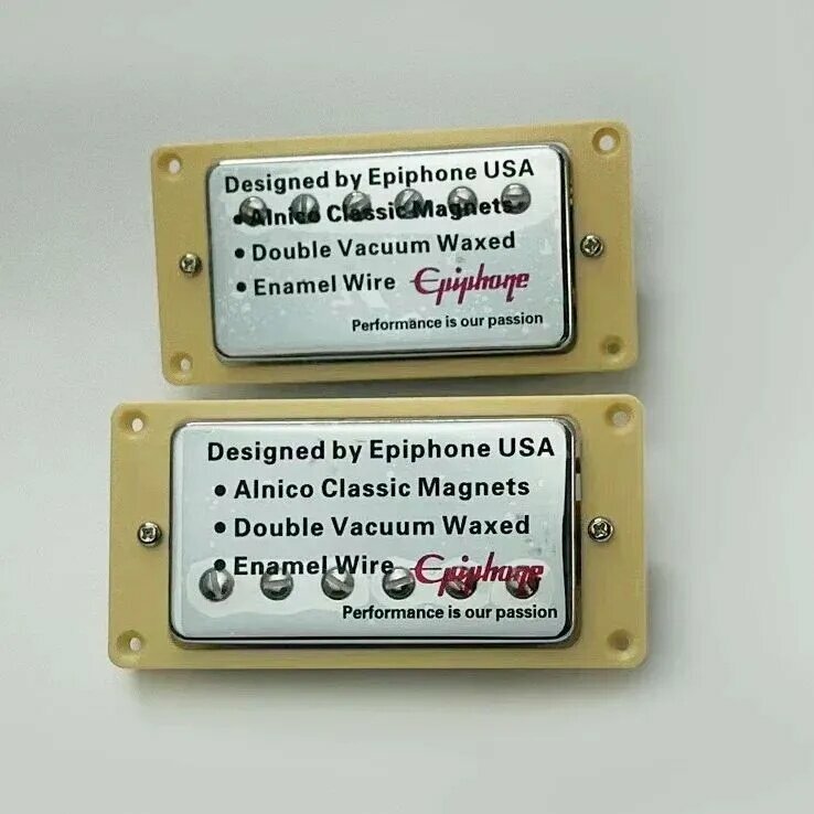 Оригинальные звукосниматели Epiphone Humbucker с магнитами Alnico (4-жильная проводка) стандартный комплект для замены
