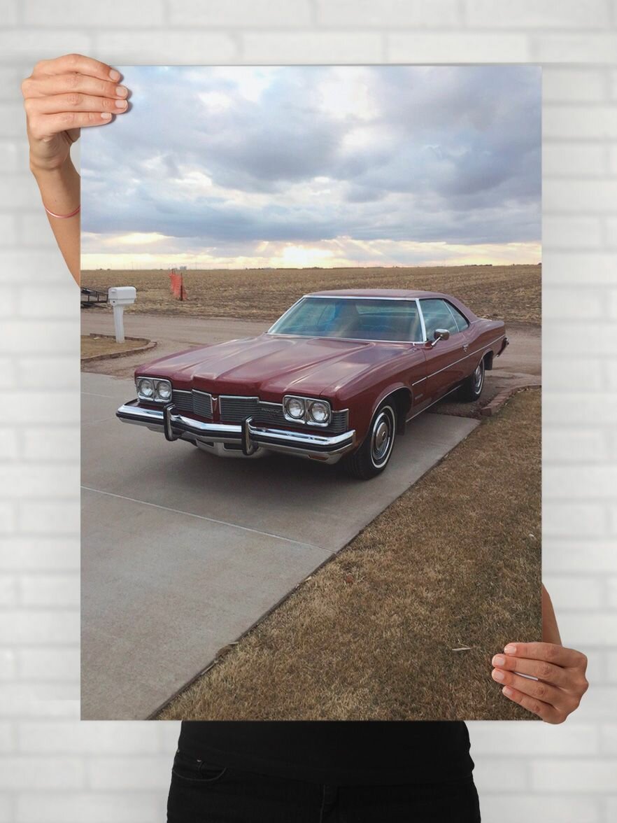 Плакат на стену для интерьера Авто и Мото (Понтиак Каталина 2+2 - Pontiac Catalina 2+2) - Постер по транспорту формата A1 (61x84 см)