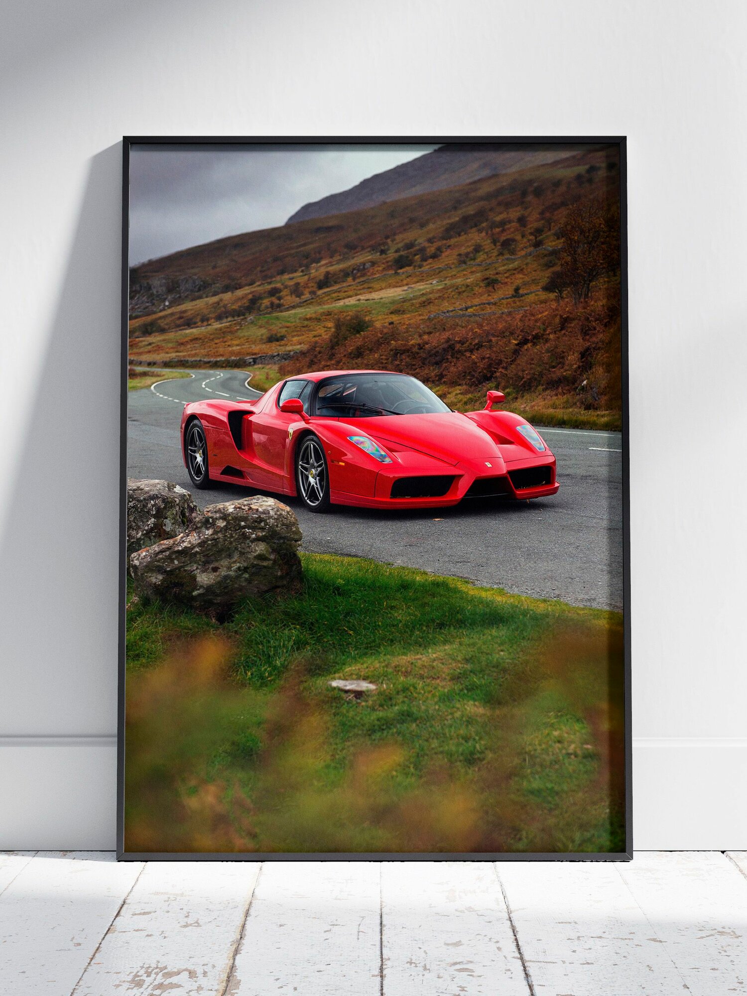 Плакат на стену для интерьера Легенды Авто (Феррари Энцо Феррари - Ferrari Enzo Ferrari 2) - Постер по машине формата A3 (30x42 см)