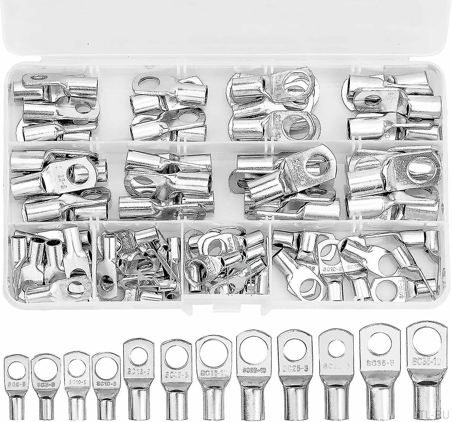 Crexvep Болт автомобильный, 80 шт.