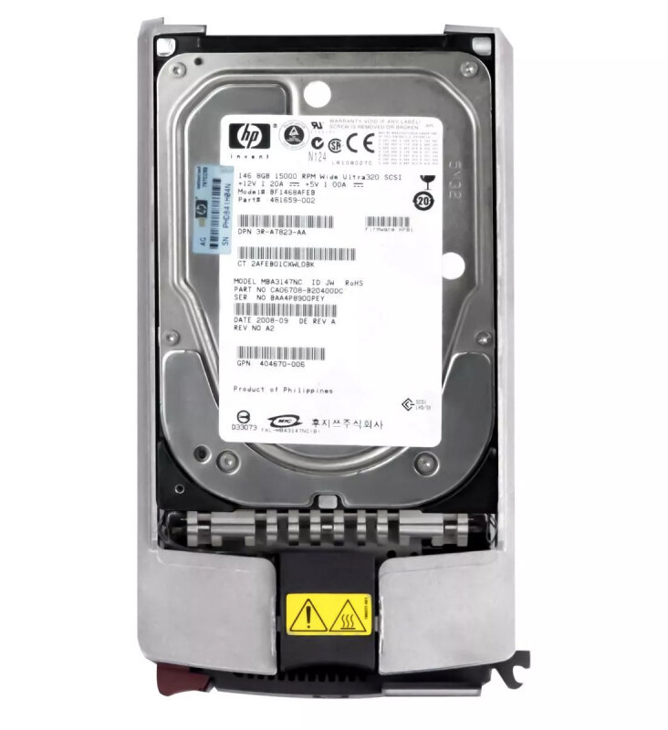 Жесткий диск HP 404712-001 146,8Gb U320SCSI 3.5" HDD