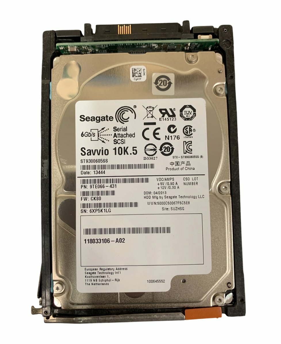 Жесткий диск EMC 300Gb 10000 SAS 2.5" HDD 005050277