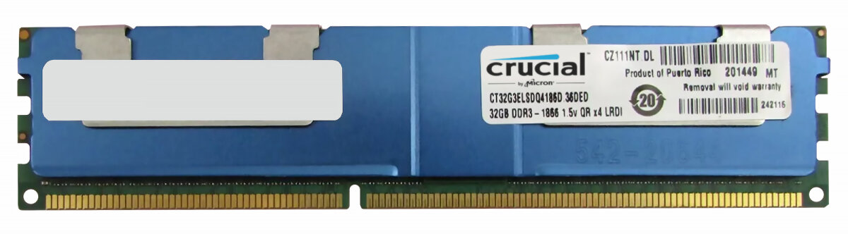 Оперативная память Crucial CT32G3ELSDQ4186D.36DED DDRIII 32Gb