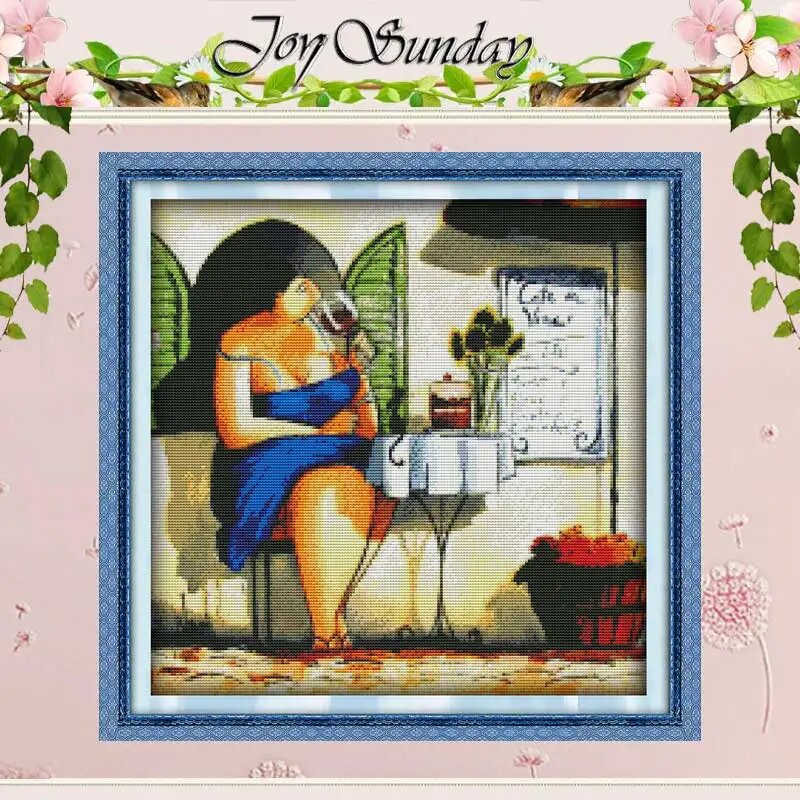 Набор для вышивки крестом Joy Sunday 14CT, канва