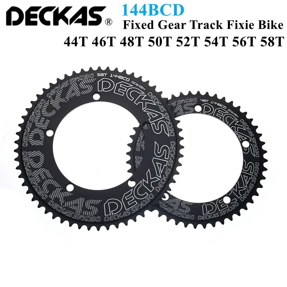 DECKAS 144BCD черная звезда передняя 58T