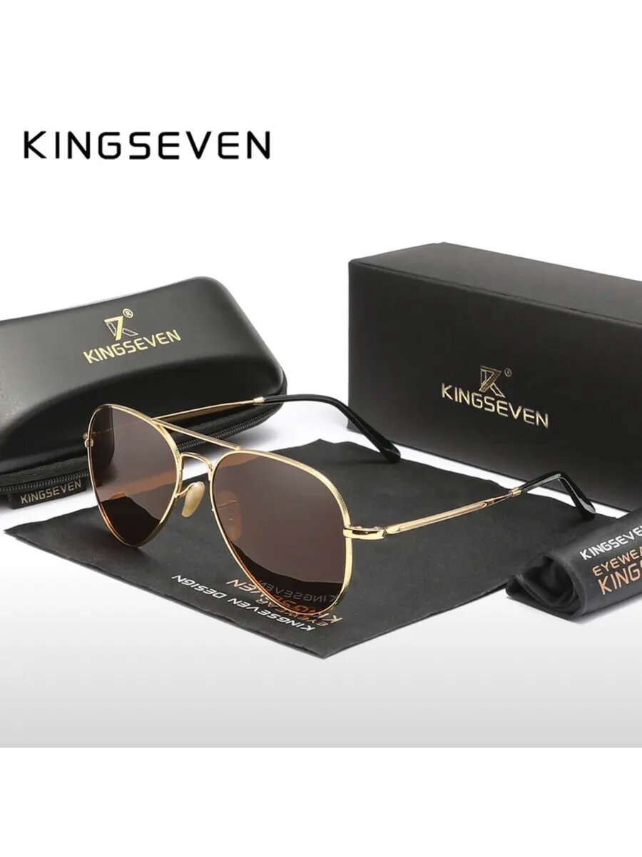 Очки солнцезащитные поляризационные авиаторы