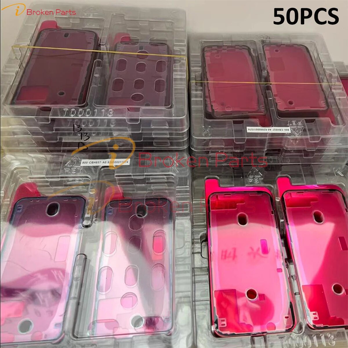 Водонепроницаемые наклейки Ori для iPhone 15 front, 50 шт.