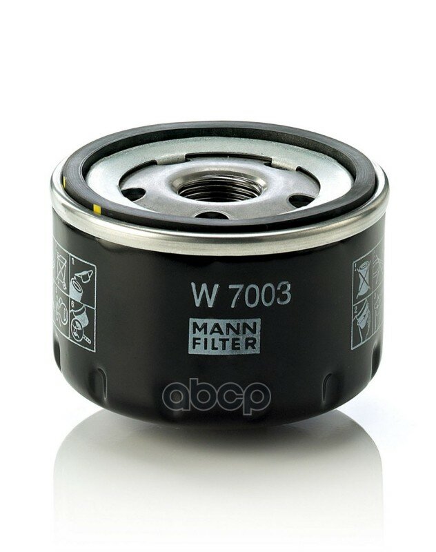 Фильтр масляный Fiat Doblo , 500 C , 500 II MANN-FILTER арт. w7003