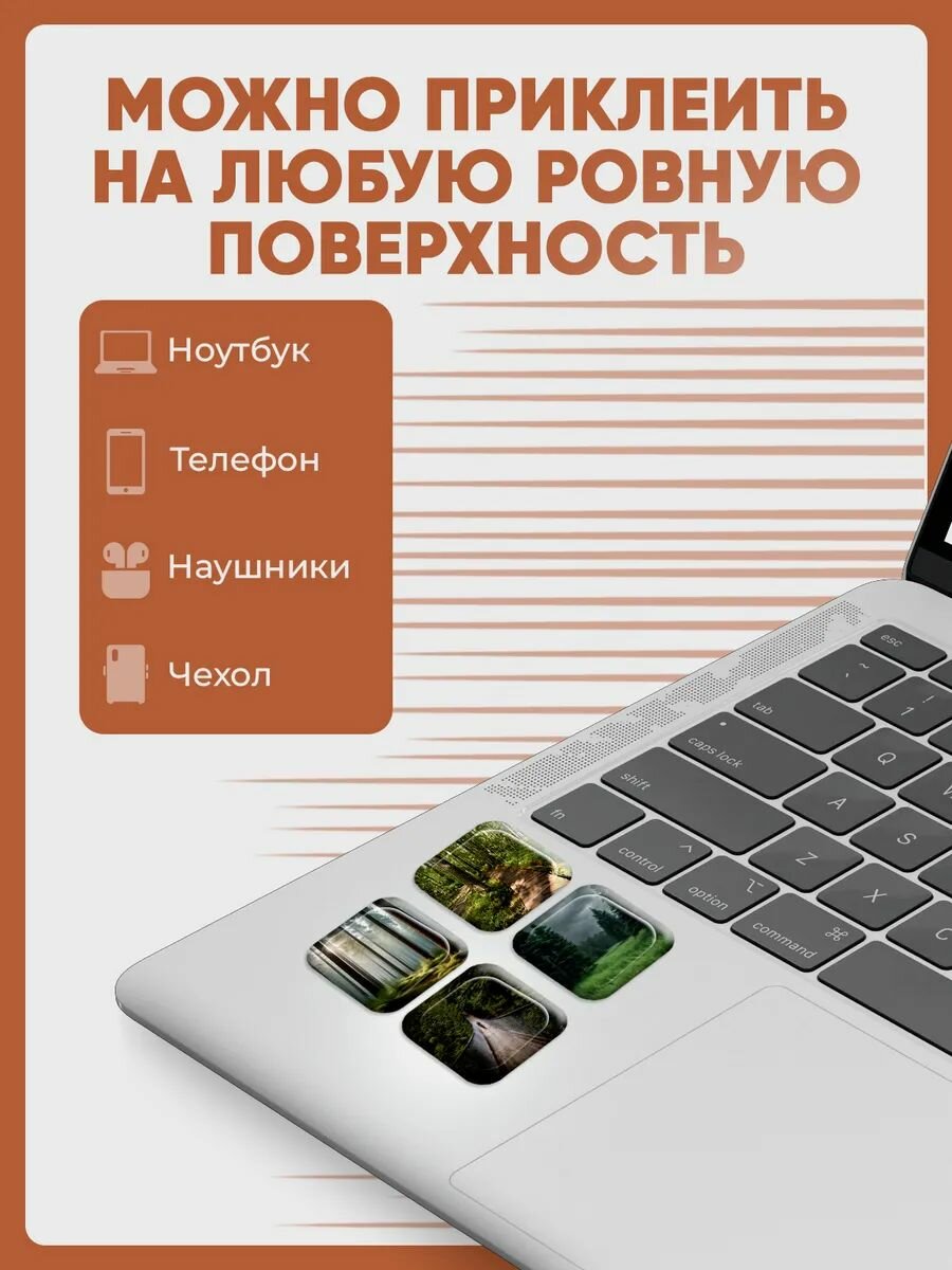 3D стикеры на телефон Лес — фото 1