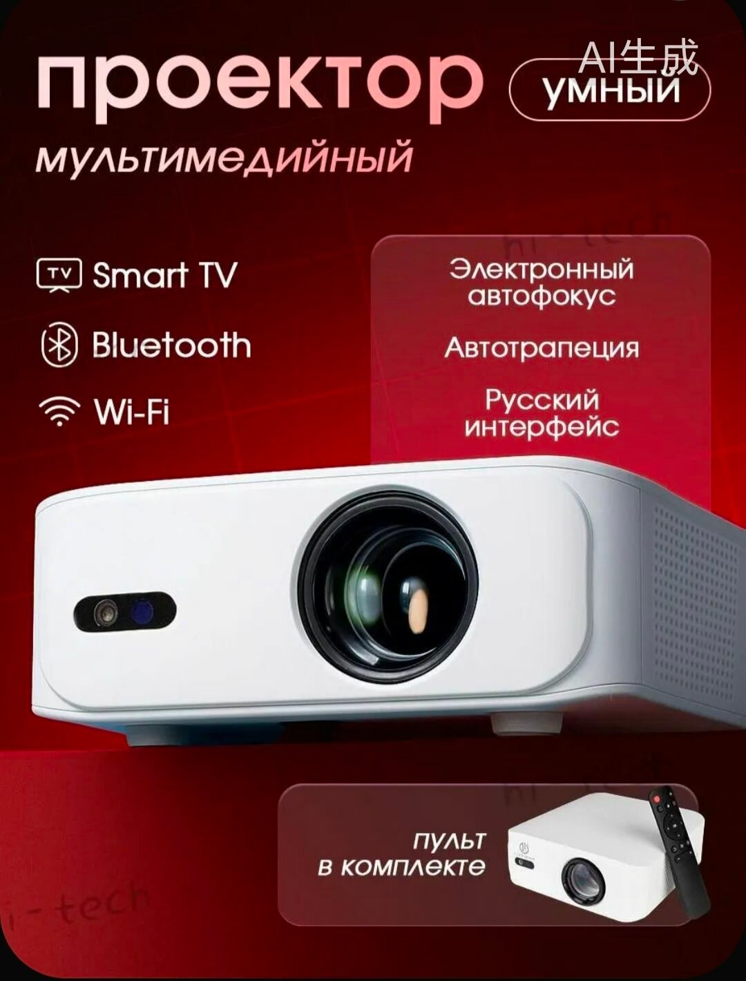 Гобо-проектор, белый