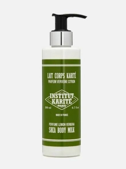 Institut Karite - Shea Body Milk Lemon Verbena Увлажняющее молочко-крем для тела с маслом ши, лимоном и вербеной 200 мл