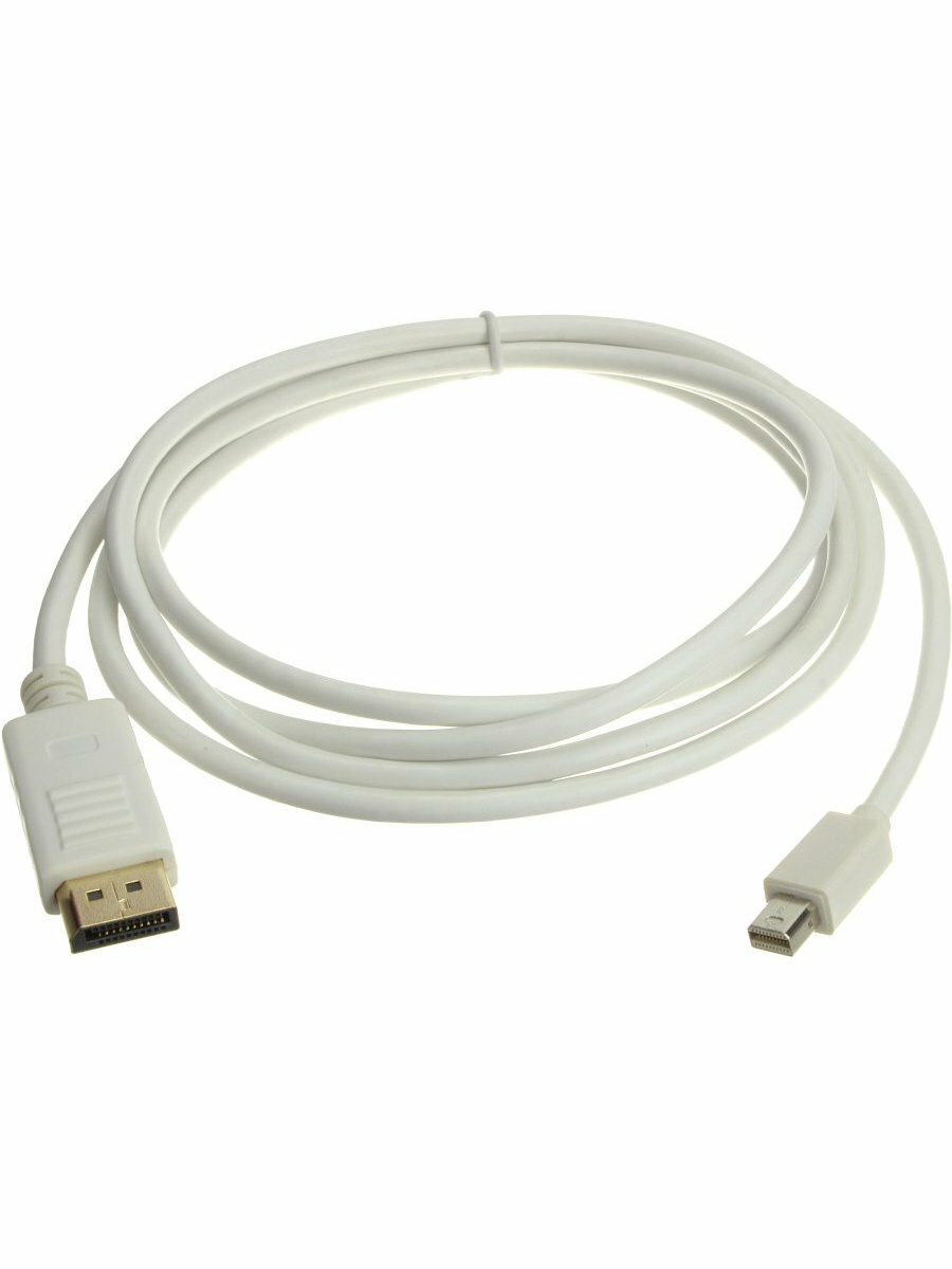 Шнур DisplayPort-mini DisplayPort 1.8м L-PRO белый