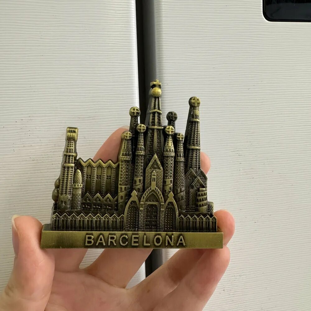 3D металлический магнит на холодильник с открывалкой для бутылок, подарок путешественнику, декор комнаты