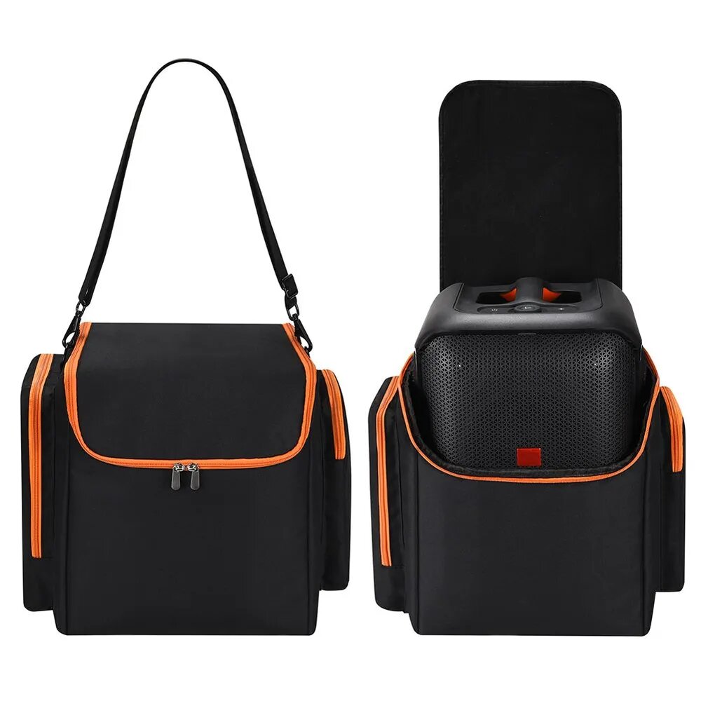 Чехол для Bluetooth-колонки JBL PartyBox Encore Essential, черный, из полиэстера с поролоном и бархатом