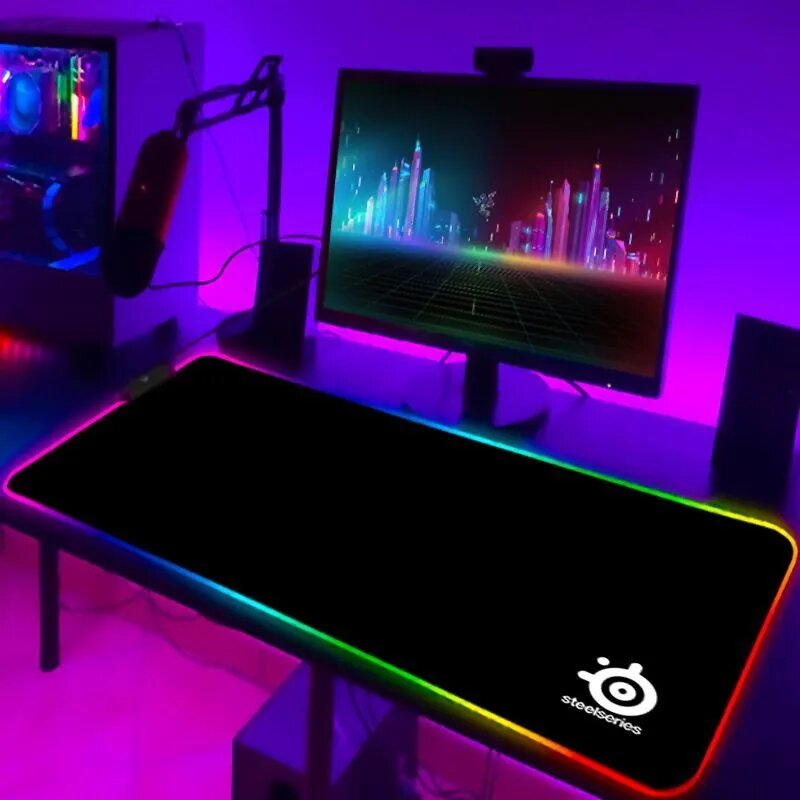 SteelSeries Коврик для мышки, XXL, черный, бежевый