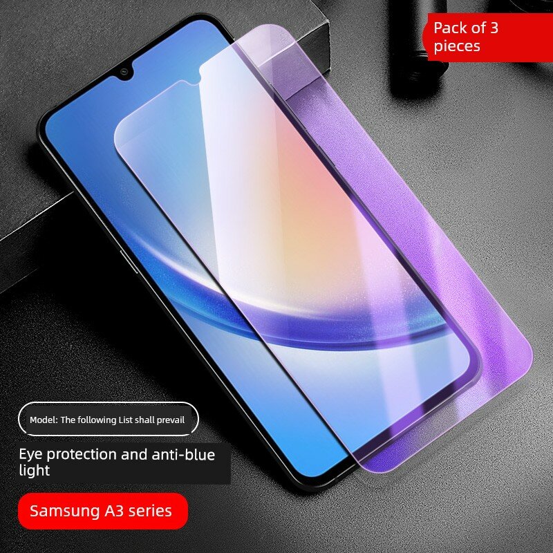 Защитное стекло для Samsung Galaxy A36 5G с фильтром синего света и анти-синим светом, 3 упаковки для смартфона