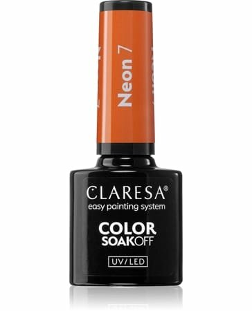 Гель-лак для ногтей Claresa SoakOff UV/LED Color Neon, неоновый, 5 г