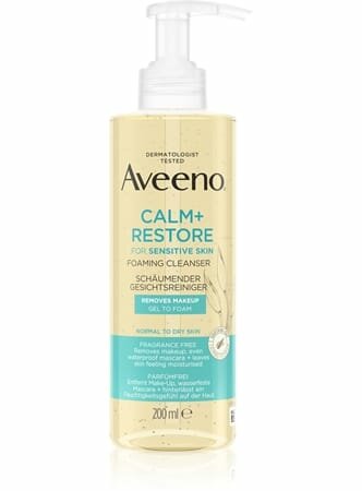 Средство для умывания Aveeno Calm + Restore, пенка, 200 мл