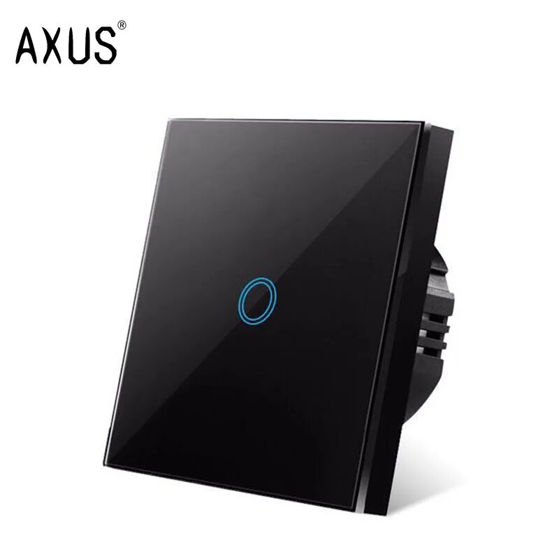 AXUS сенсорный выключатель с датчиком света black touch one