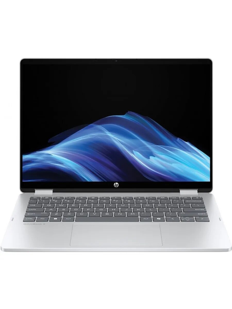 Ноутбук HP OmniBook 5 Flip 14-fp0023dx (B86Q7UA) серебристый 14", Core 7 150U 16Gb/SSD512Gb, Intel, W 11H