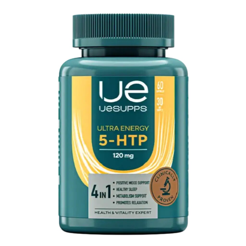 Уесаппс Ультра Энерджи 5-НТР/UESUPPS Ultra Energy 5-HТР капсулы массой 643 мг 60 шт