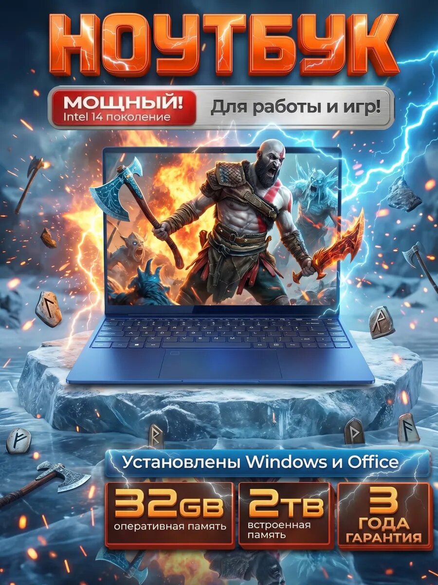 Ноутбук HiGH TECH R757 Intel H-Series RAM 32GB / SSD 2048GB