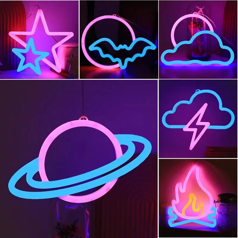 Ночник Fire Moon Star LED Cloud lightning — фото 1