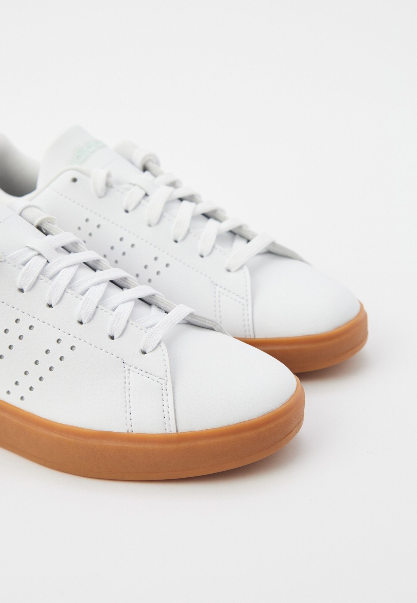 Кеды adidas Advantage 2.0, размер 4,5 UK, белый/бежевый — фото 1
