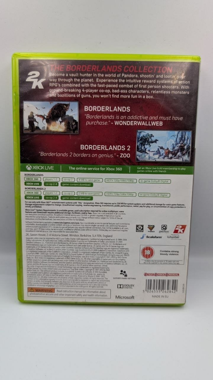 Borderlands + Borderlands 2 XBOX 360 (англ.) — фото 1