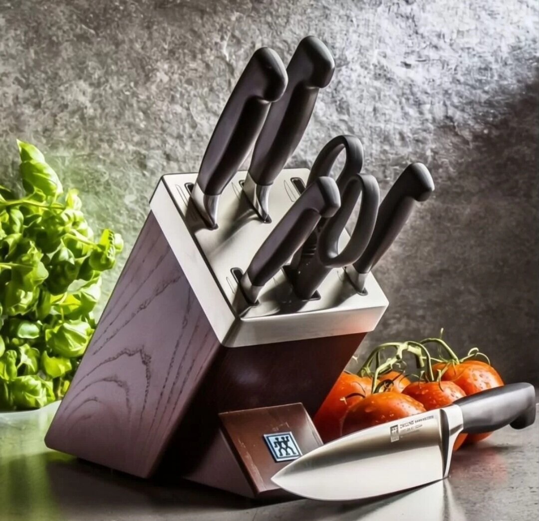 Набор ножей ZWILLING Four Star, с блоком для заточки, 7 предметов