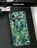 Силиконовый чехол на Honor X8d / Хонор X8d с принтом Зеленая кожа змеи