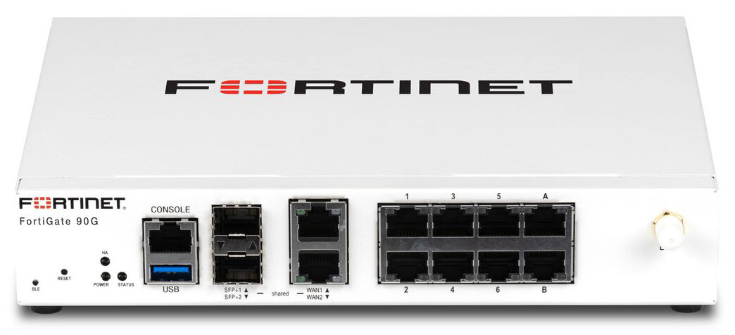 Межсетевой экран FORTINET FortiGate 91G FG-91G 8x GE RJ45 ports, 2x10GE RJ45/SFP+ shared media WAN ports with 120GB SSD