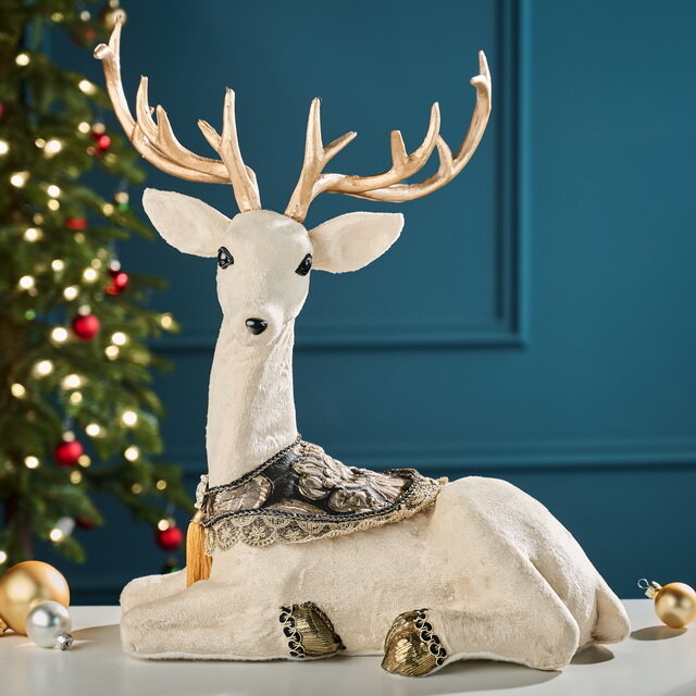 Декоративная фигура Олень Эльмар - Фростария 49 см, Winter Deco, 1135272