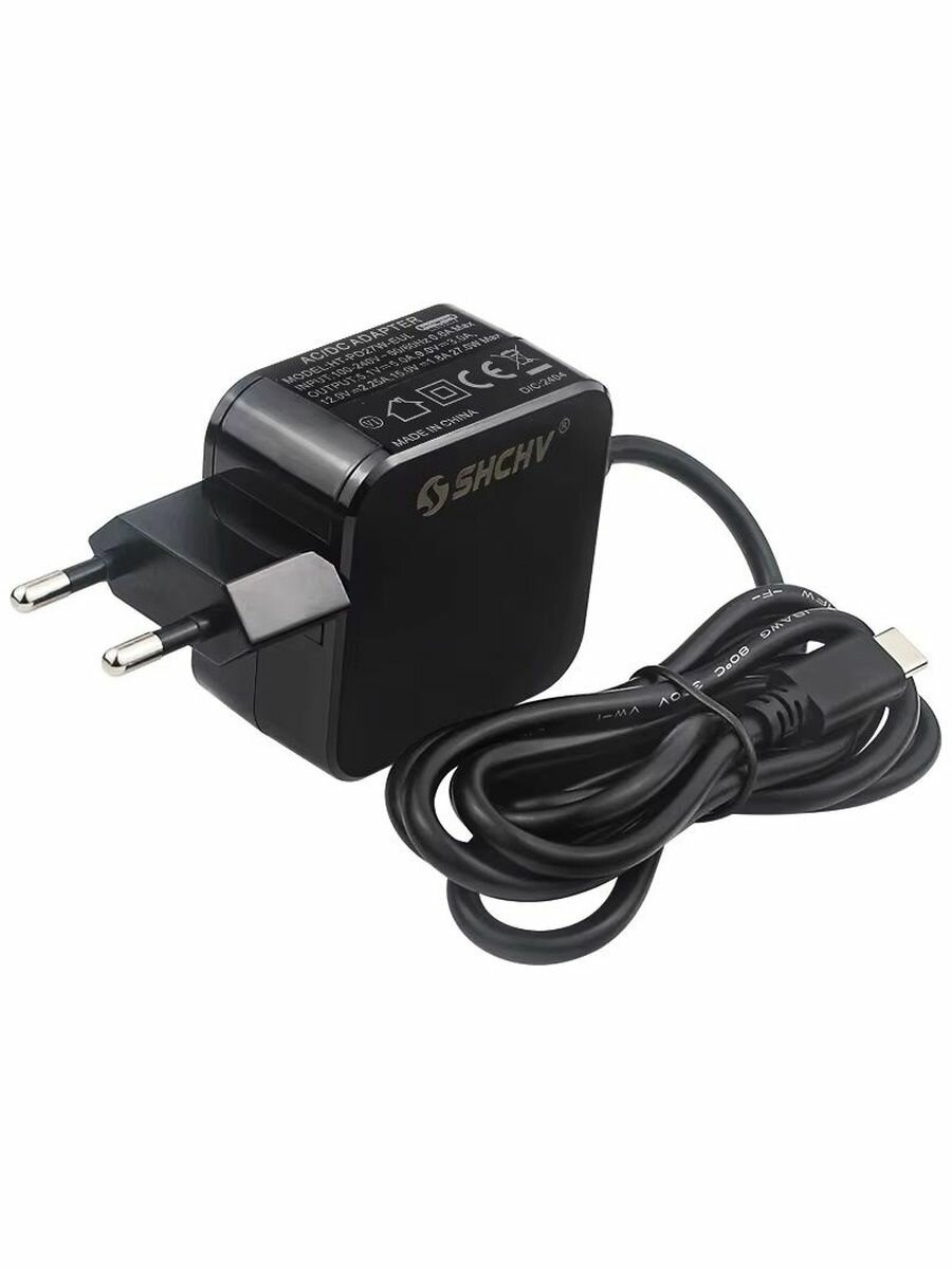 Raspberry Pi 5 Power Supply PD 27W 5.1V 5A USB Type-C Power Adapter EU Plug для RPI 5 Pi5 блок питания 27W PD USB Type-C адаптер 5.1V 5A EU вилка